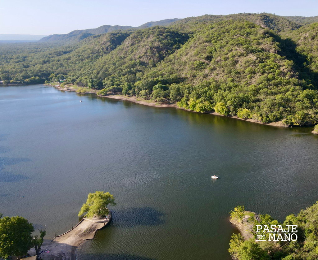 Boca del Río, un espejo de agua poco conocido en Traslasierra